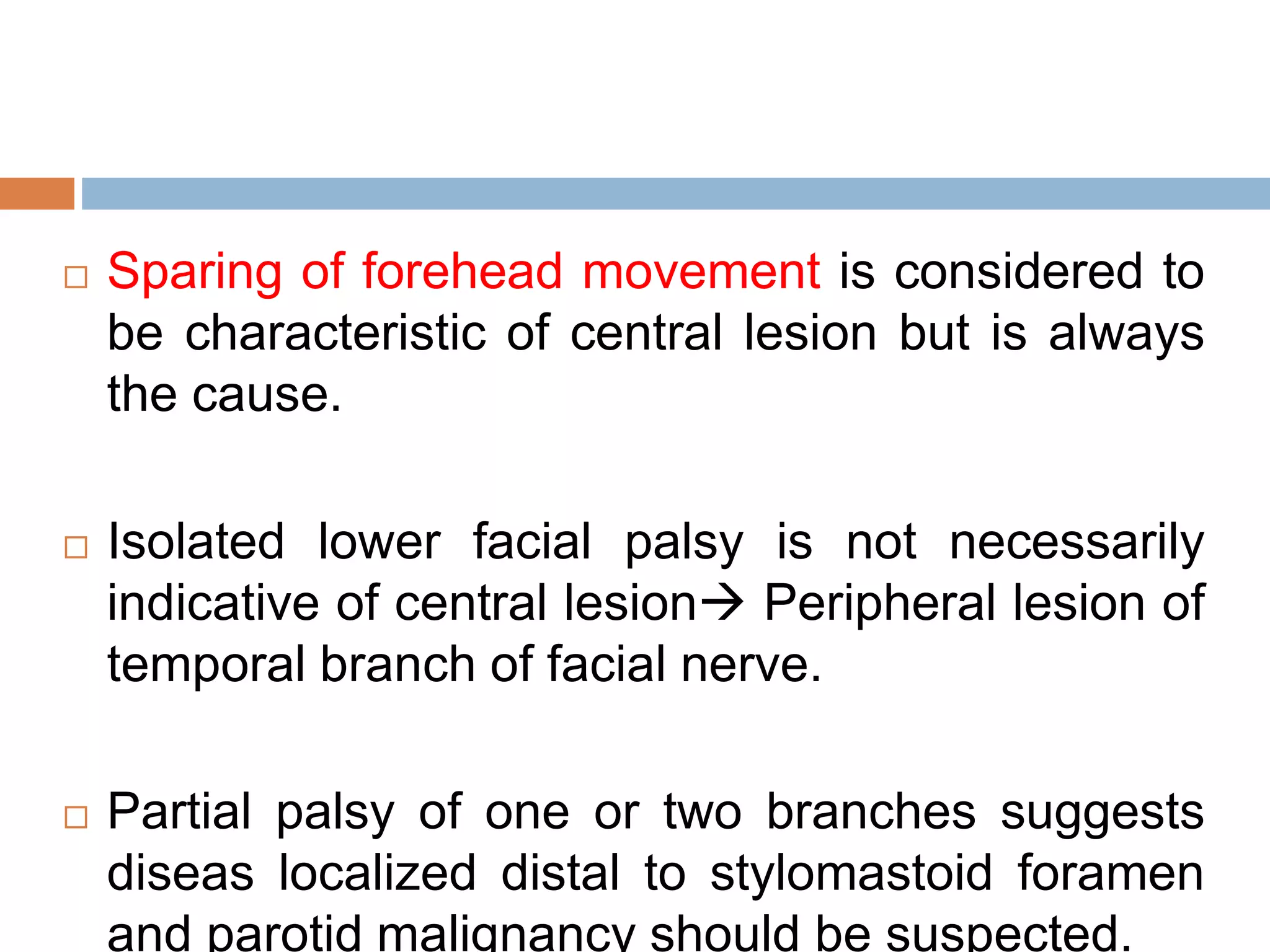 Facial nerve paralysis common causes | PPTX