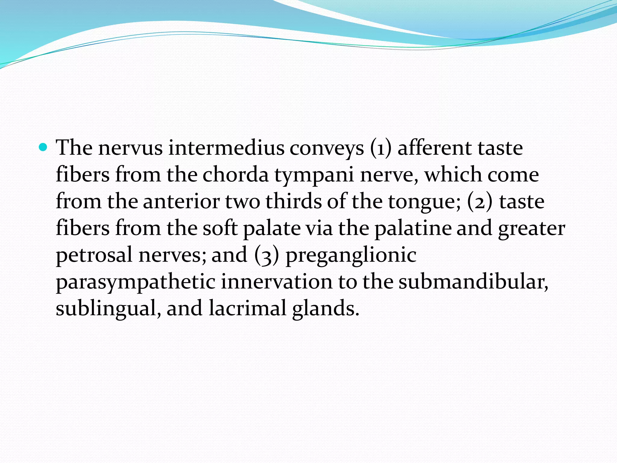 Facial nerve anatomy 1 | PPTX