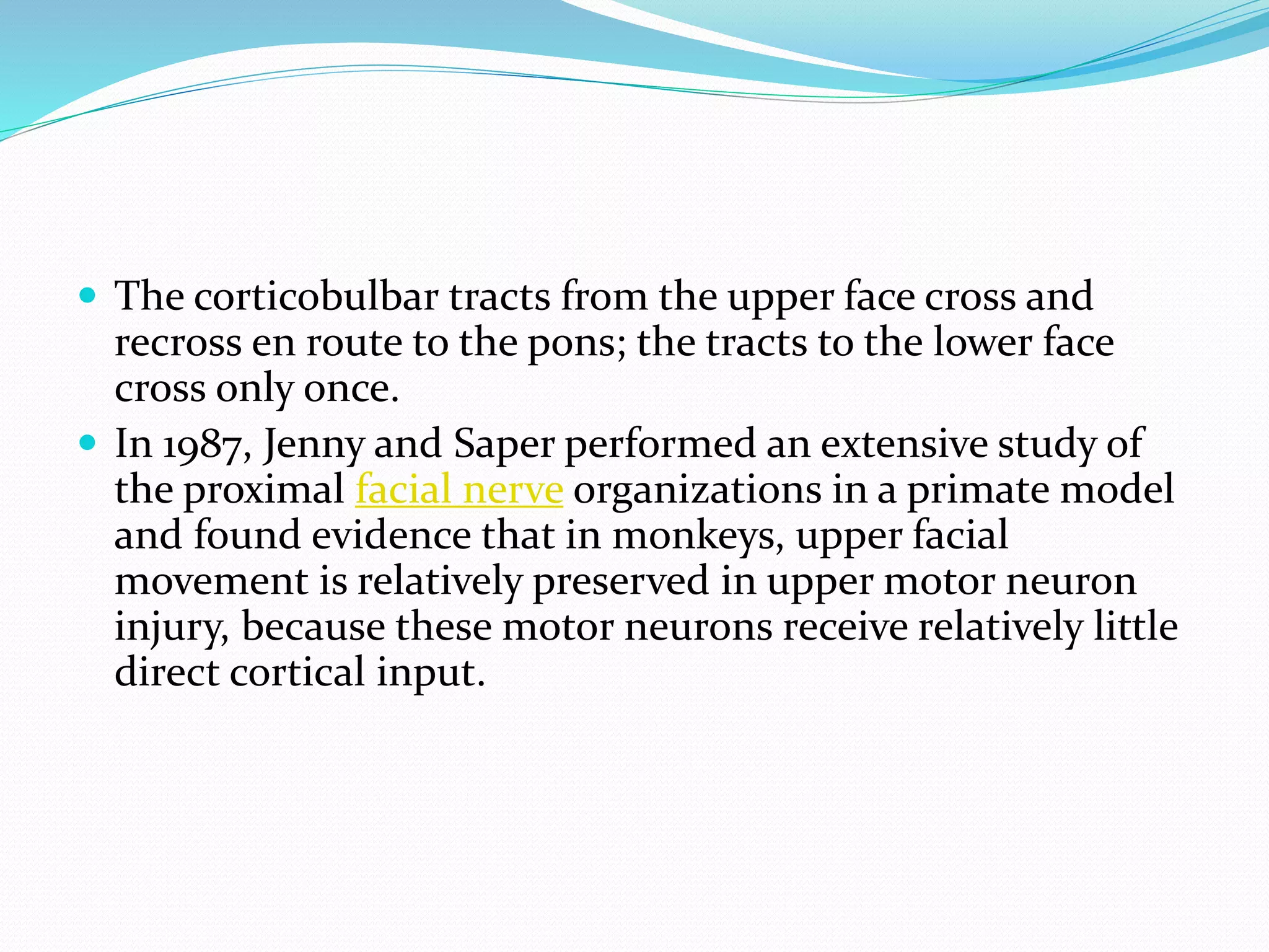 Facial nerve anatomy 1 | PPTX