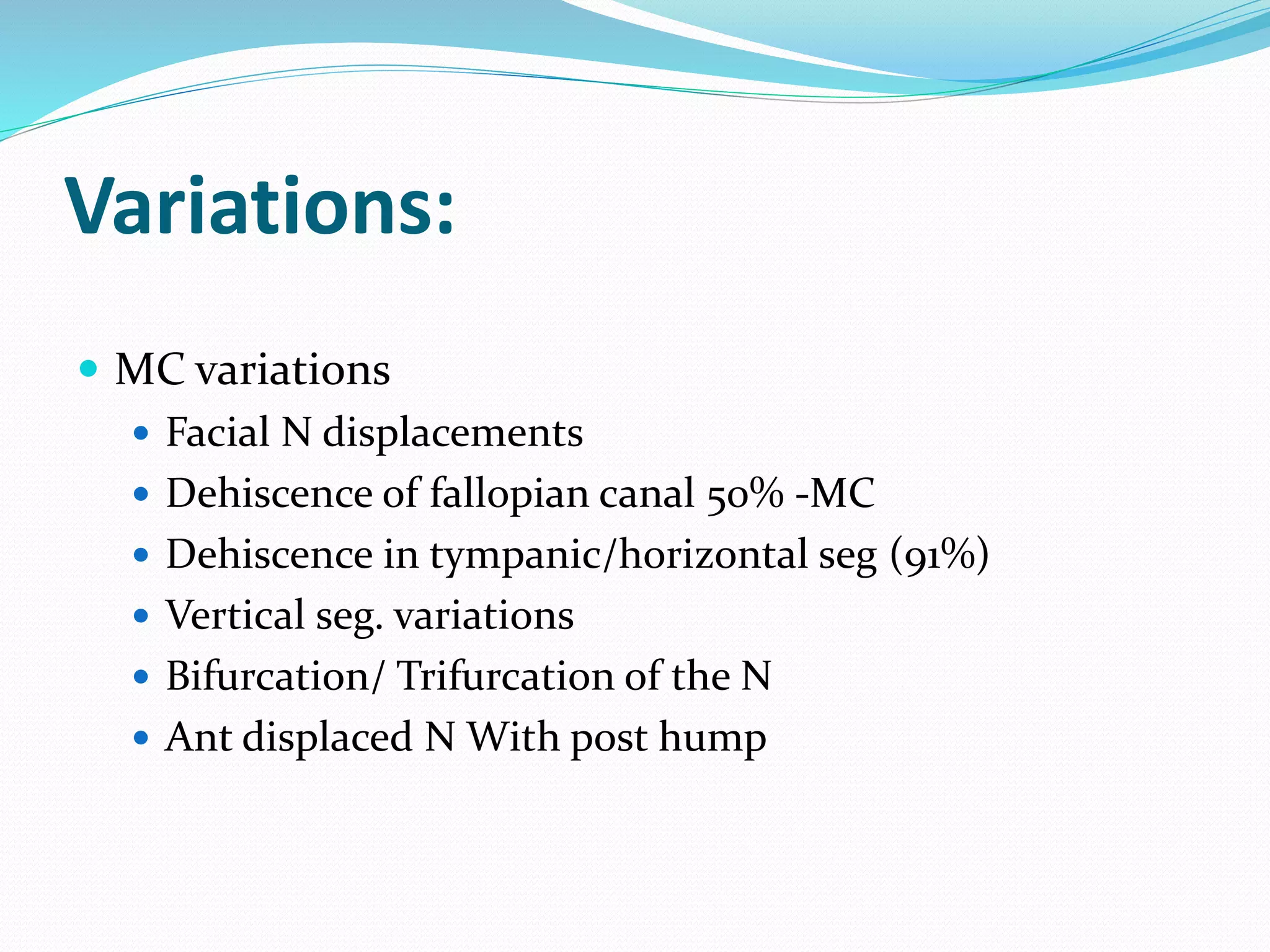 Anatomy of Facial Nerve | PPTX