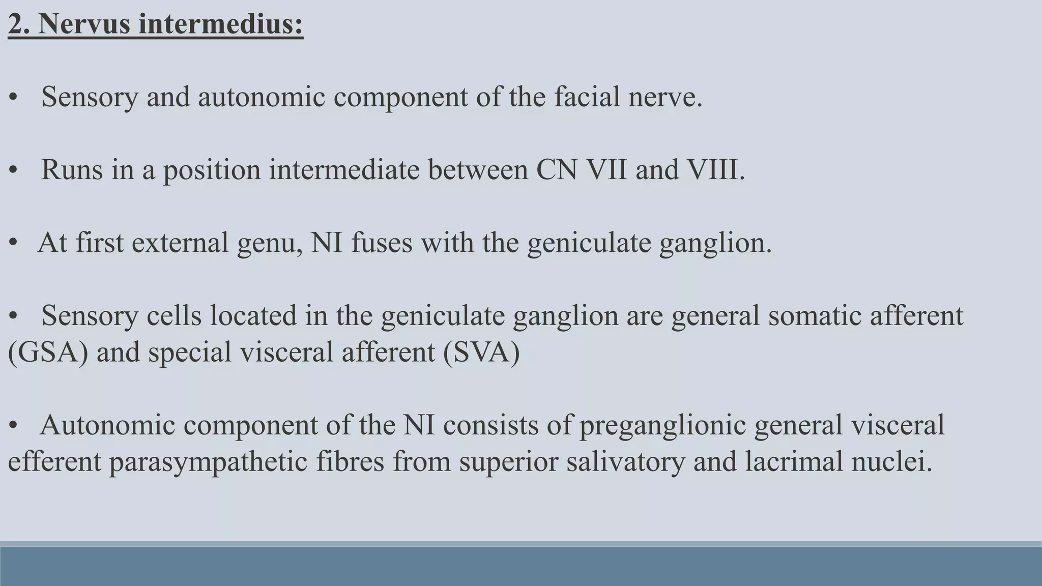 Facial nerve and it's applied aspect | PPTX