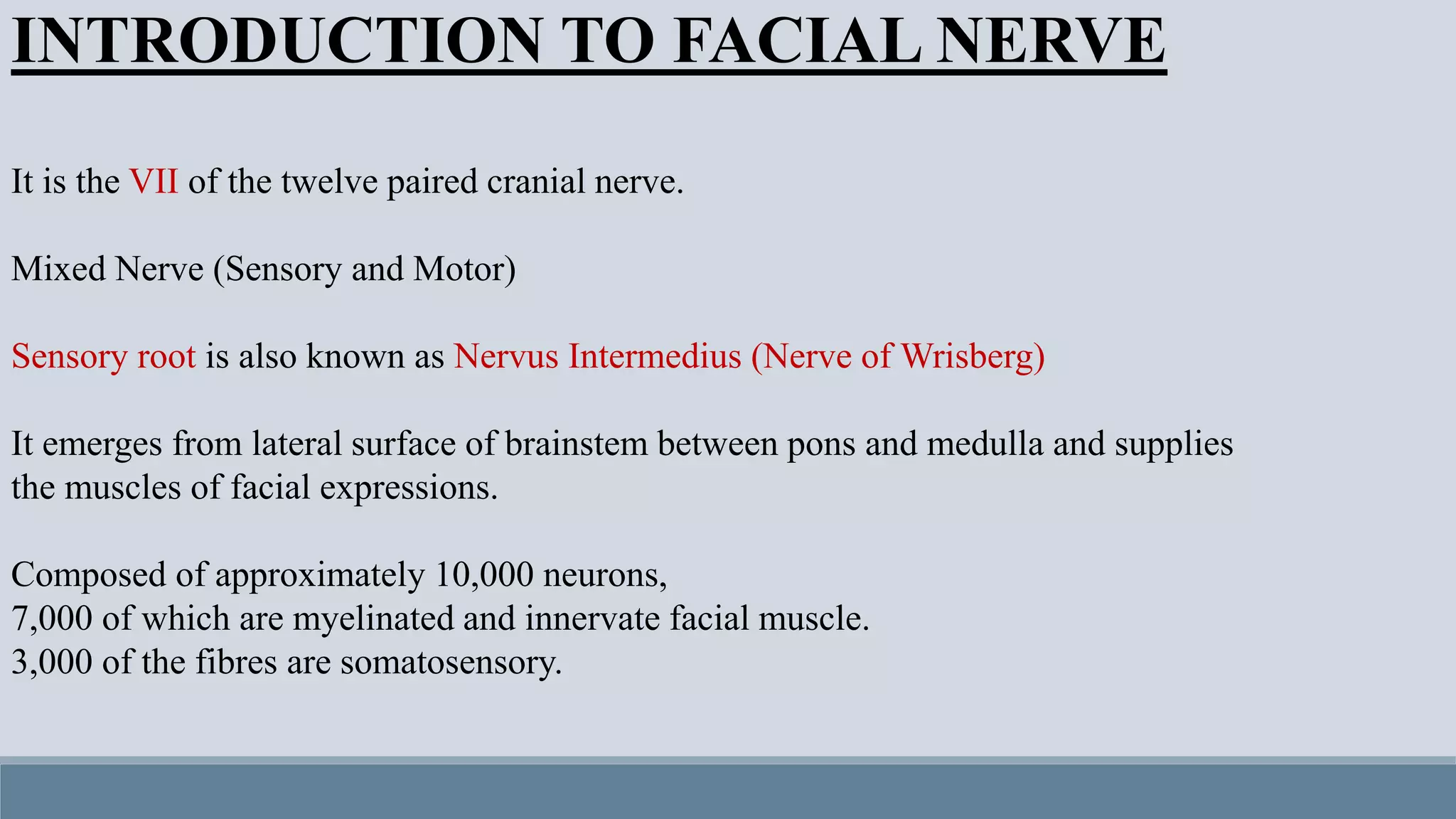 Facial nerve and it's applied aspect | PPTX