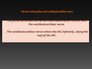 Facial nerve and its applied aspects | PPTX