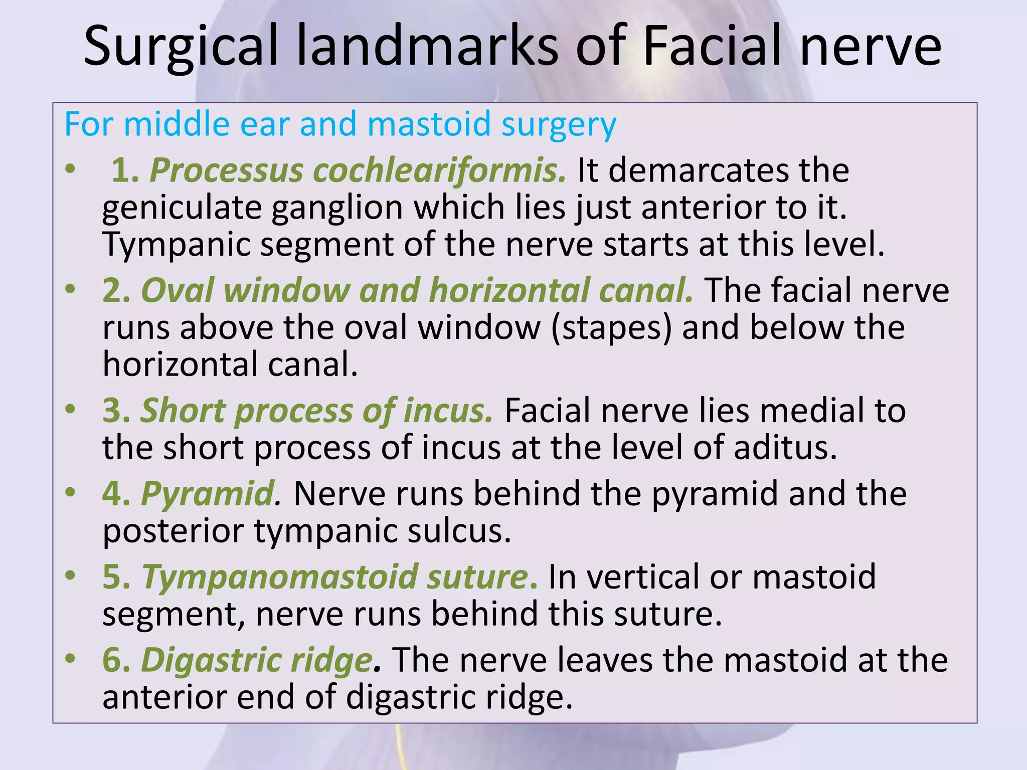 Facial nerve and its disorders | PPTX
