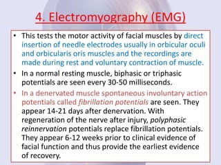 Facial nerve and its disorders | PPTX
