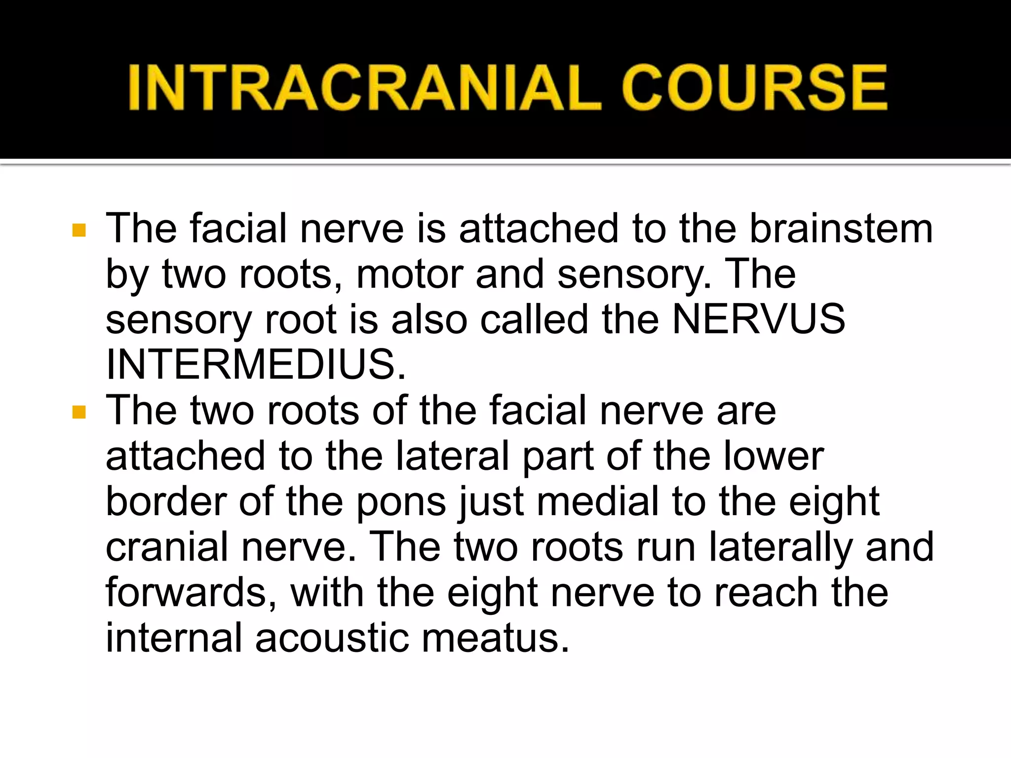 Facial nerve and its prosthodontic implications | PPTX