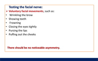 Facial nerve and palsy | PPT