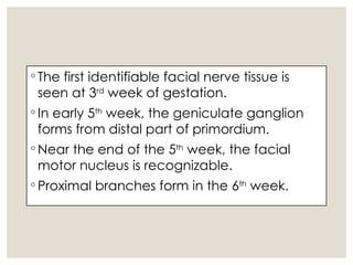 Facial nerve in periodontics and its application | PPTX