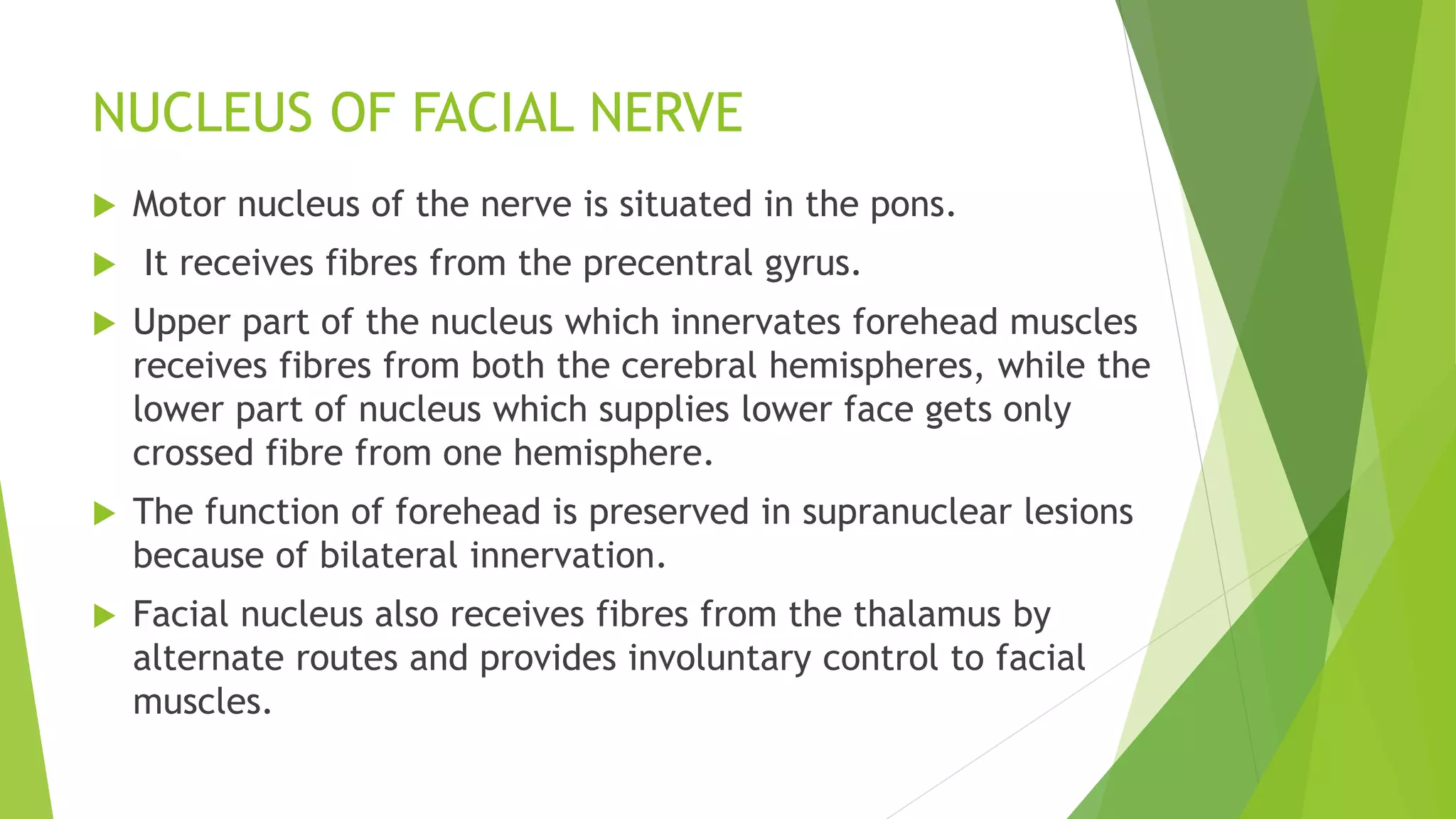 Facial nerve by DR SHIVKUMAR AKULWAD | PPTX