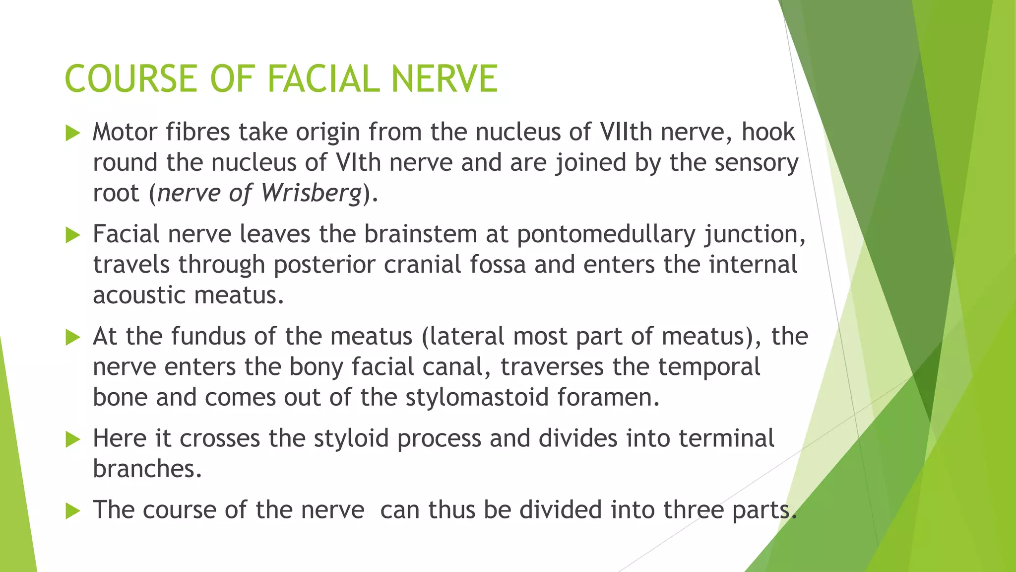 Facial nerve by DR SHIVKUMAR AKULWAD | PPTX