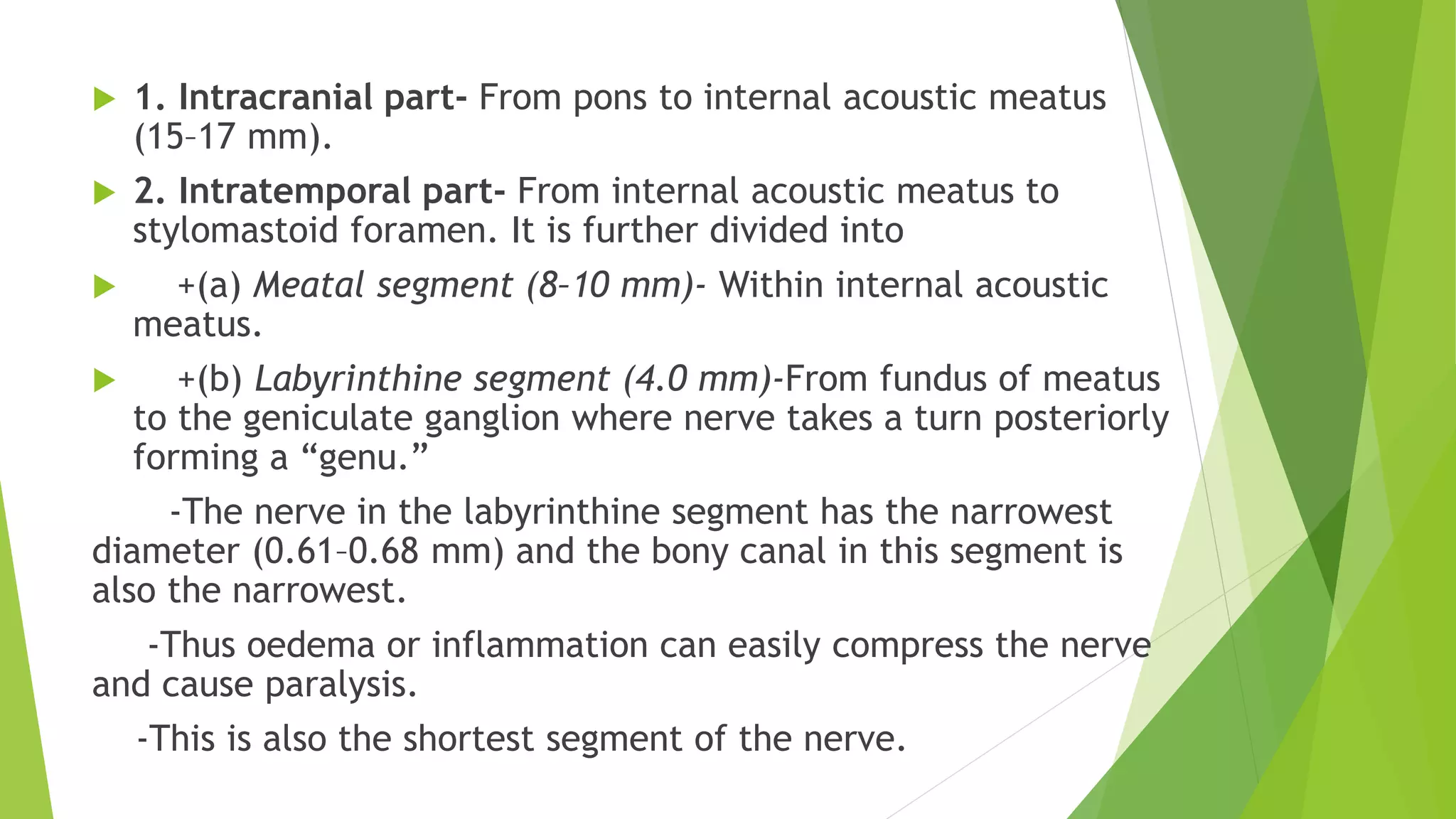 Facial nerve by DR SHIVKUMAR AKULWAD | PPTX