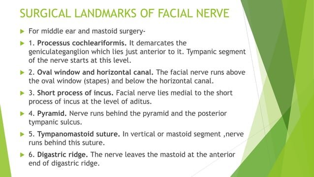 Facial nerve by DR SHIVKUMAR AKULWAD | PPTX | Ear, Nose and Throat ...