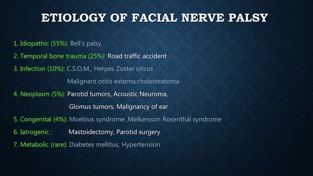 Facial nerve decompression | PPTX