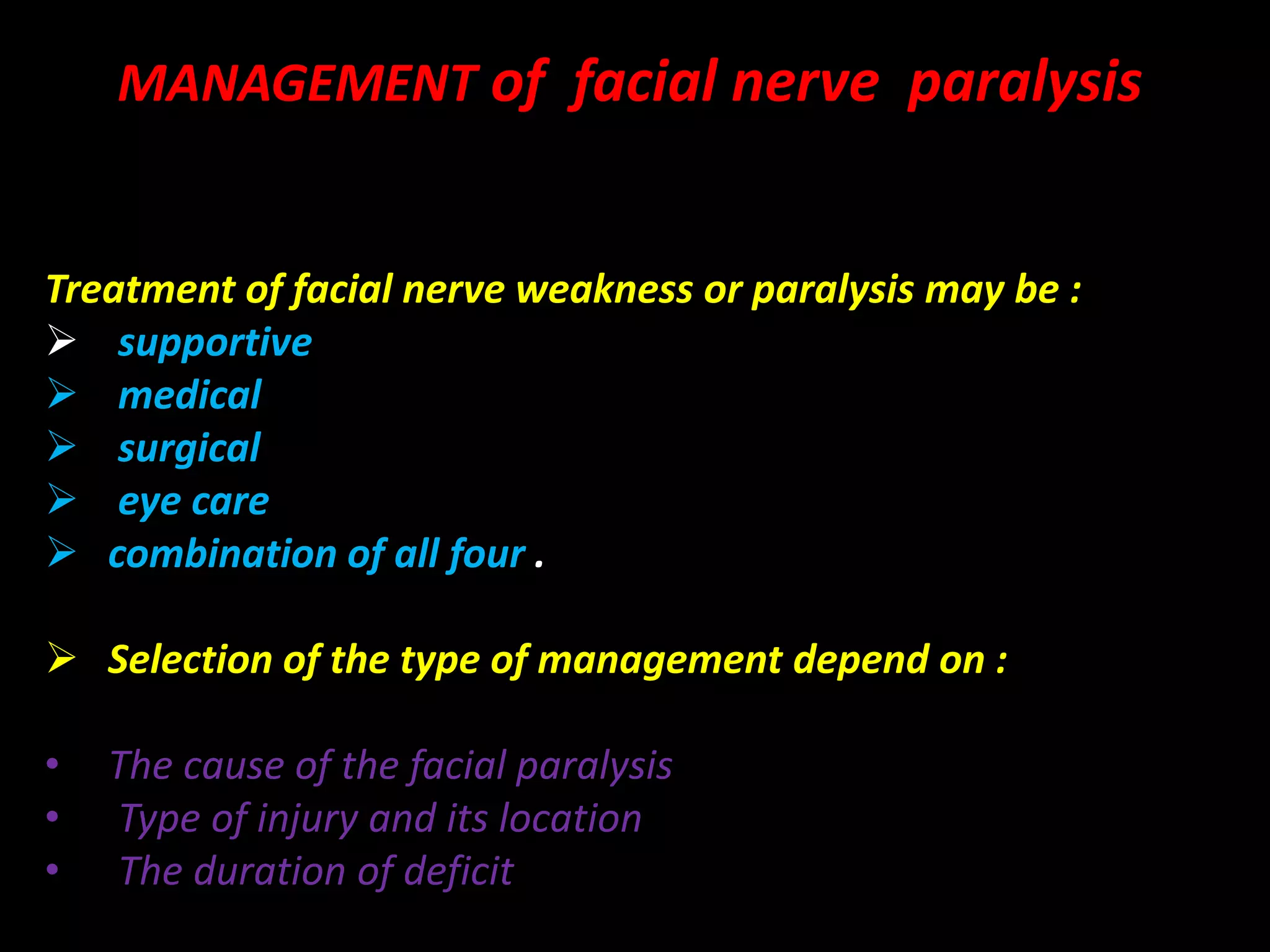 Facial nerve injury and reanimation | PPTX