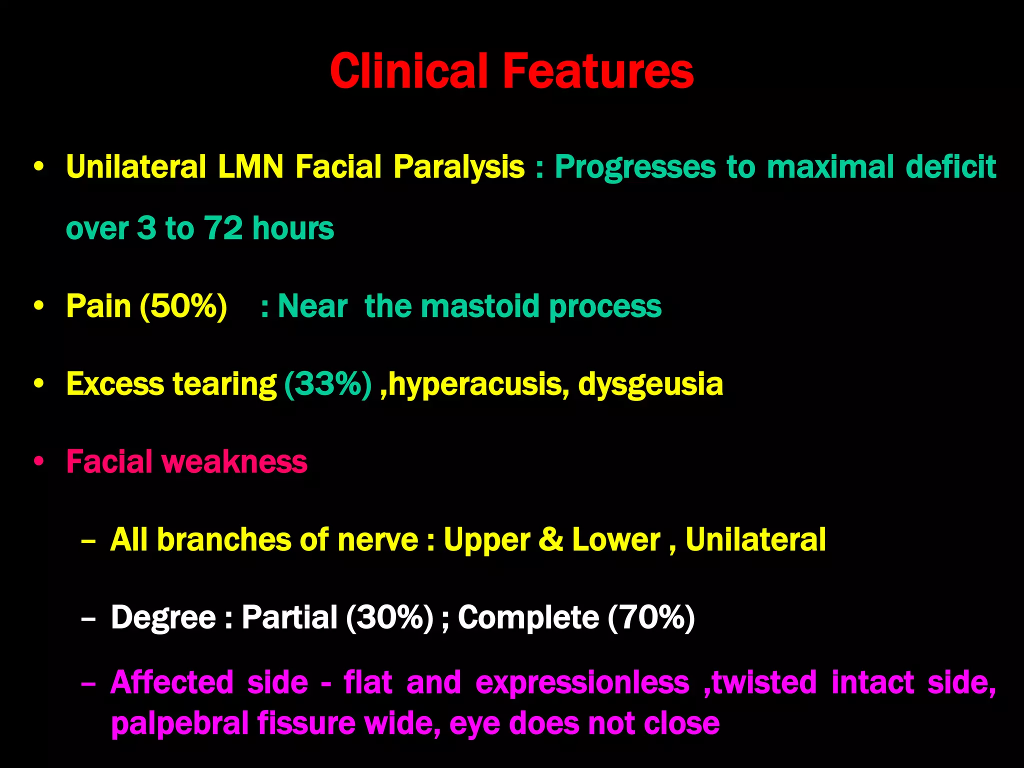 Facial nerve palsy | PPT