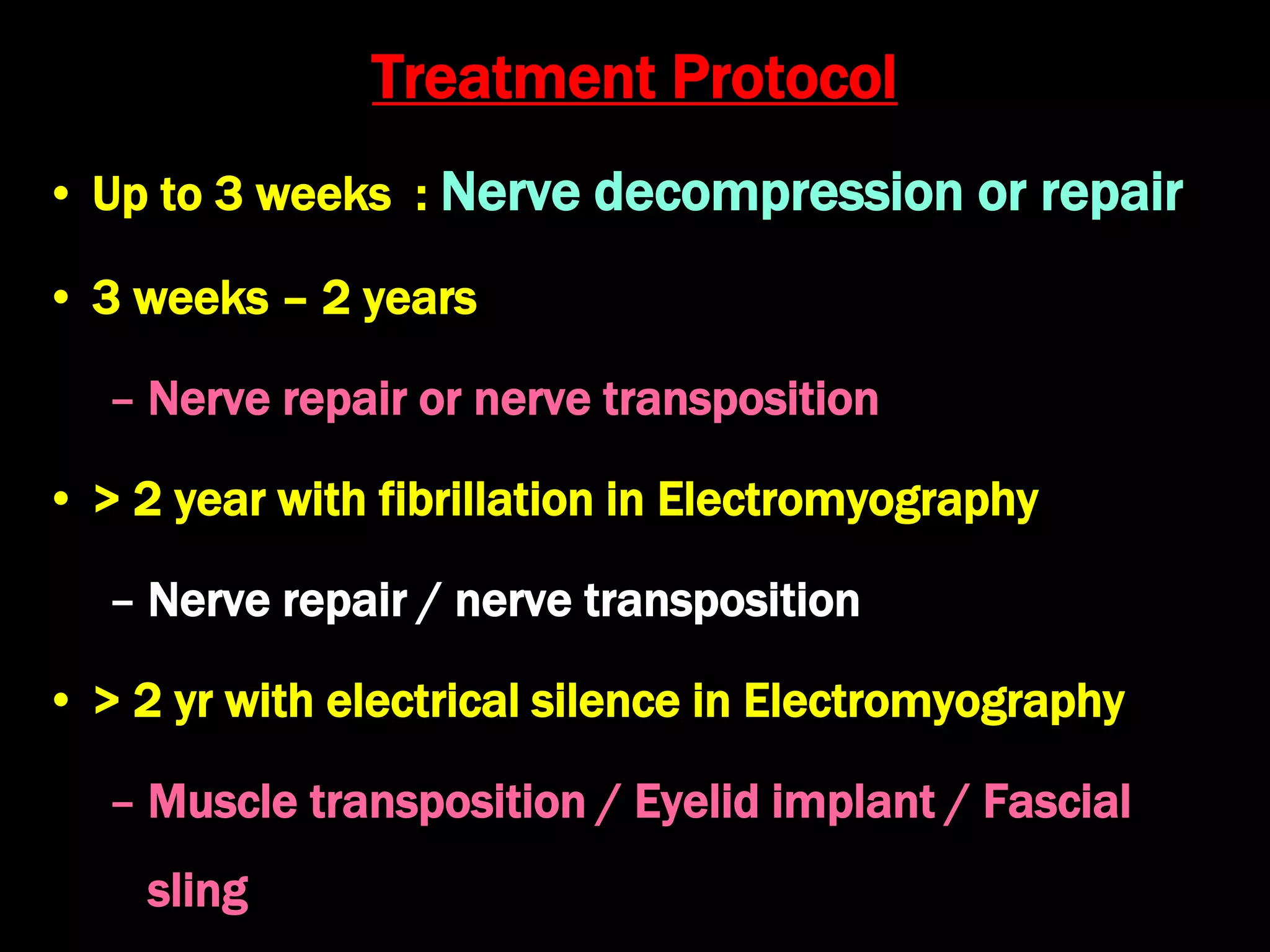 Facial nerve palsy | PPT
