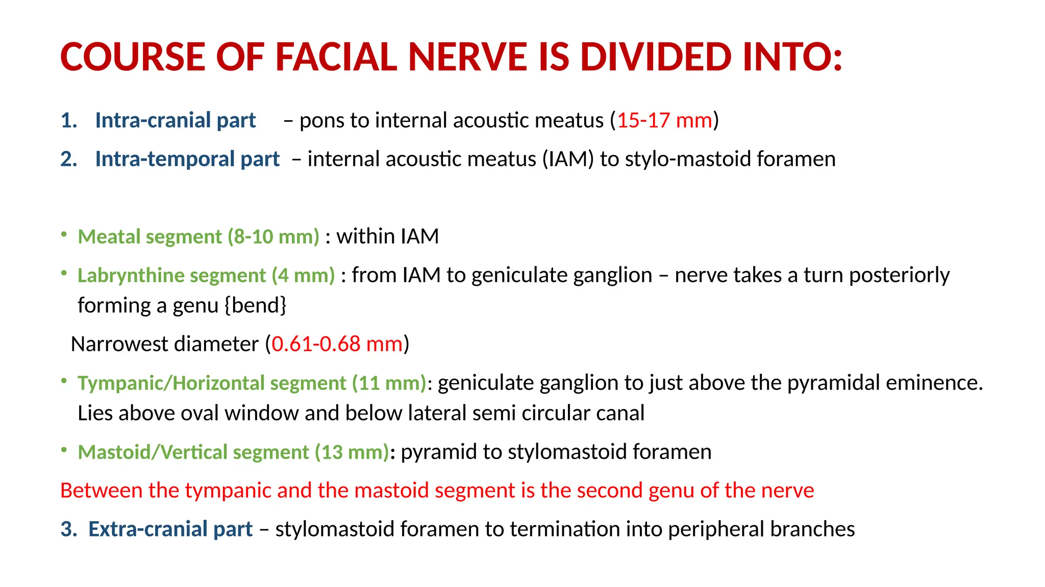 Facial Nerve Anatomy, Diseases And its Management | PPTX