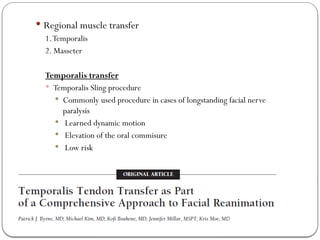 FACIAL NERVE PALSY AND IT'S MANAGEMENT | PPTX