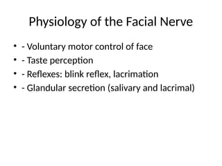 Facial Nerve palsy bds lecture.pptxSFDSD | PPTX