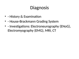 Facial Nerve Palsy in ENT relatedvto ear | PPT