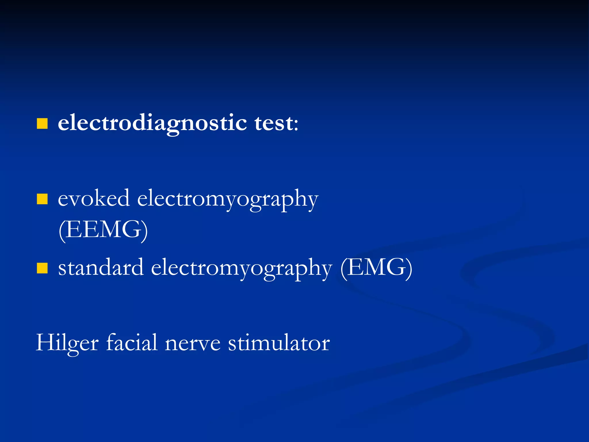 Facial nerve paralysis Dr. M. Erami | PDF