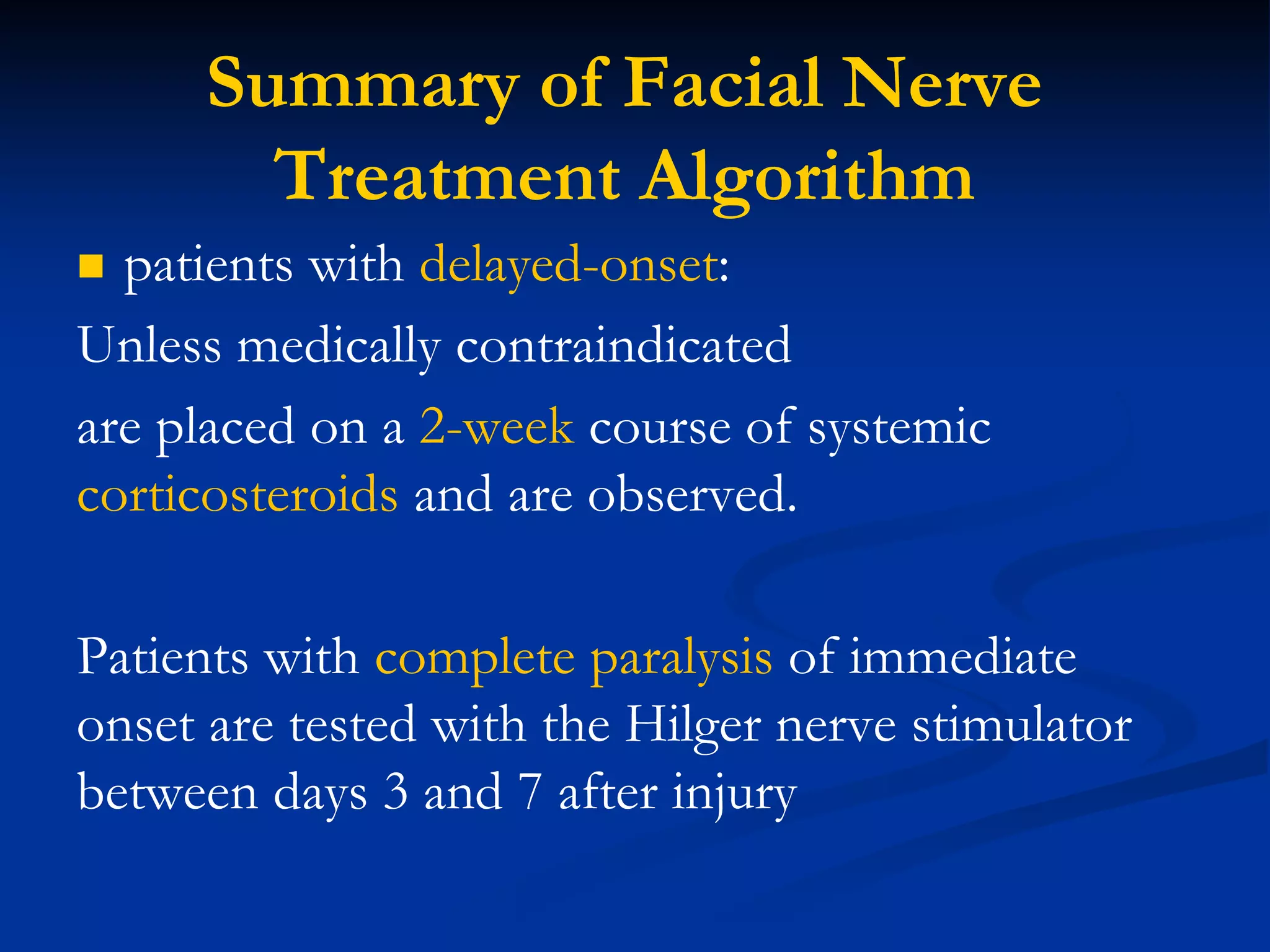 Facial nerve paralysis Dr. M. Erami | PDF