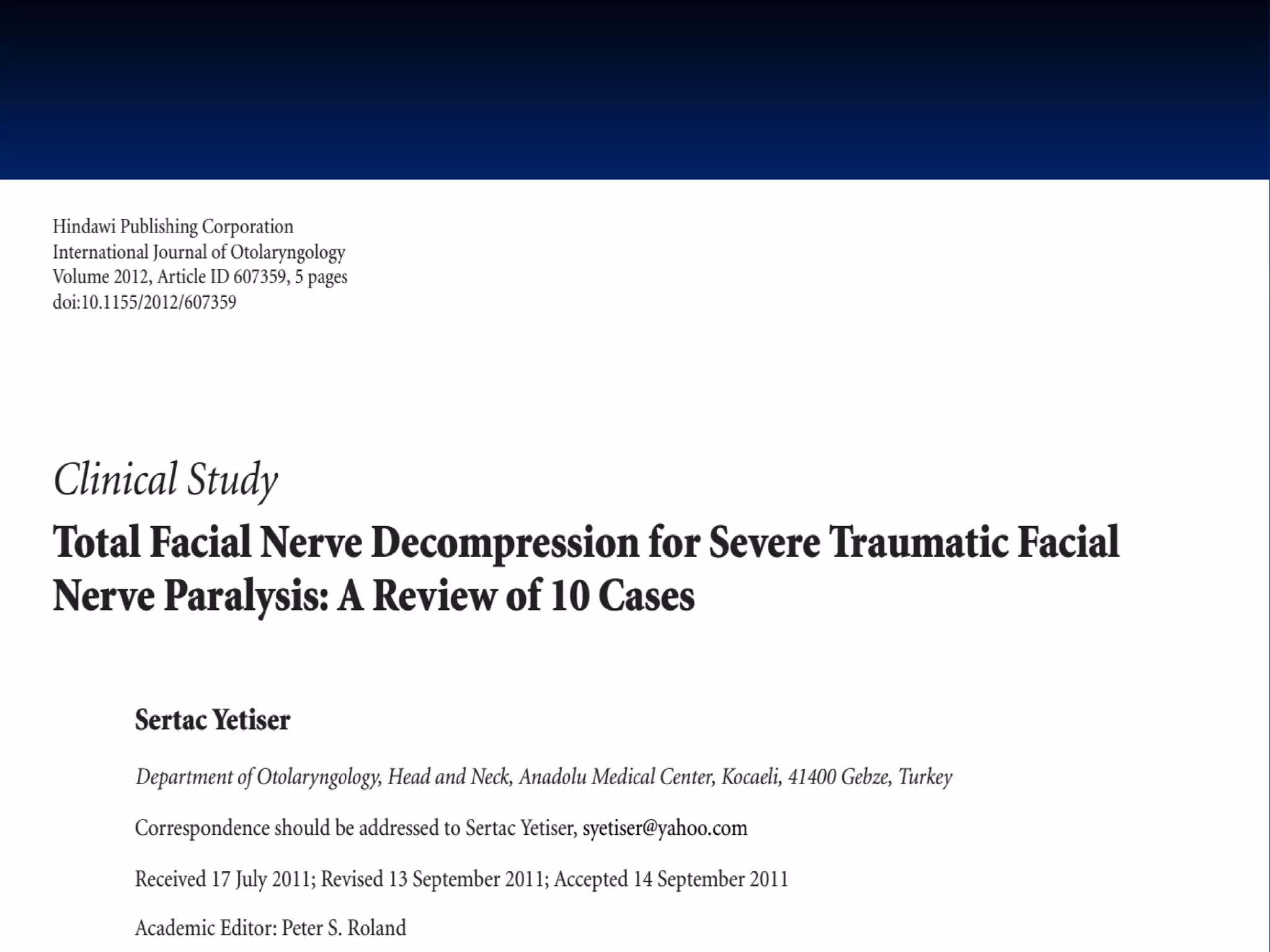 Facial Nerve Paralysis Dr M Erami Ppt