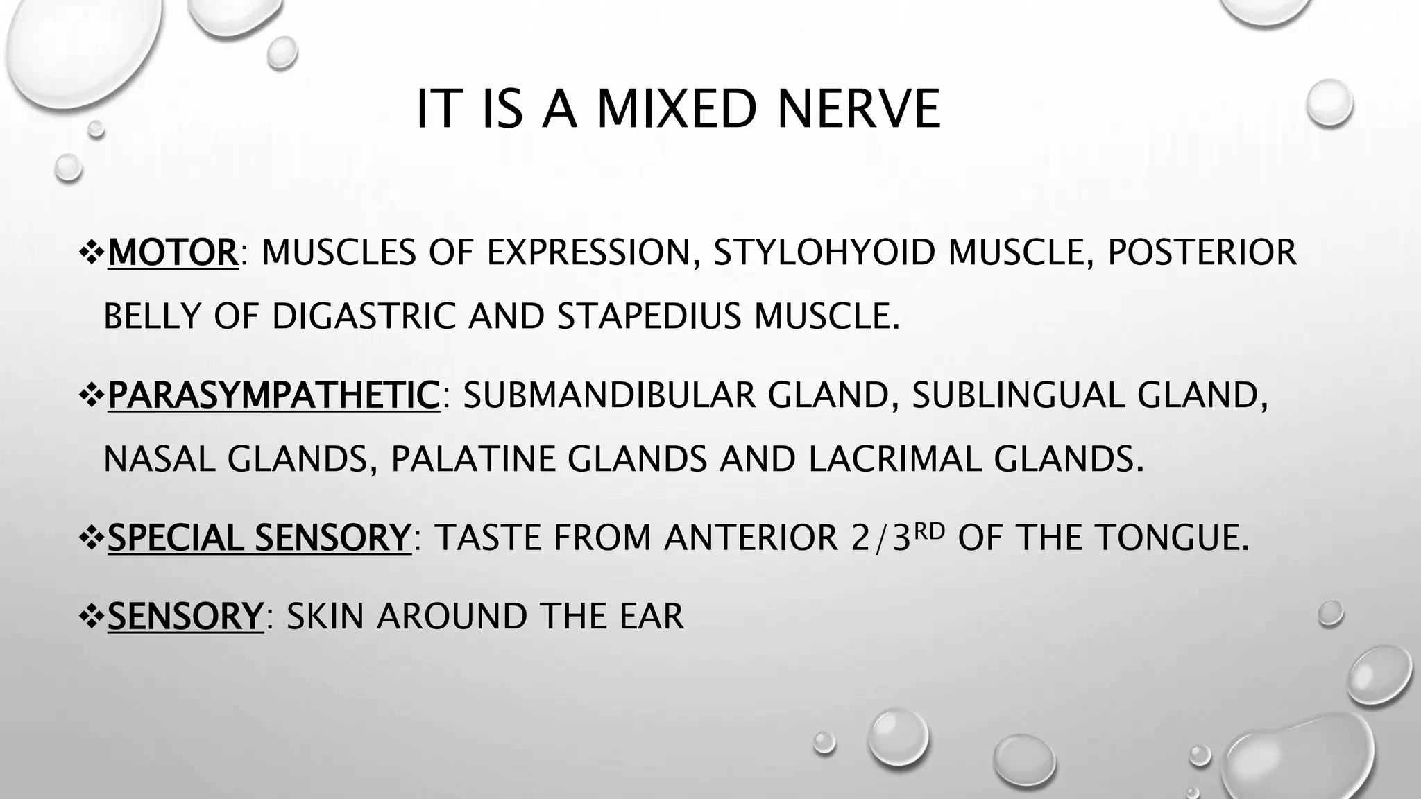Facial nerve seminar | PPTX