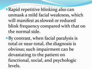 Facial nerve tests | PPTX