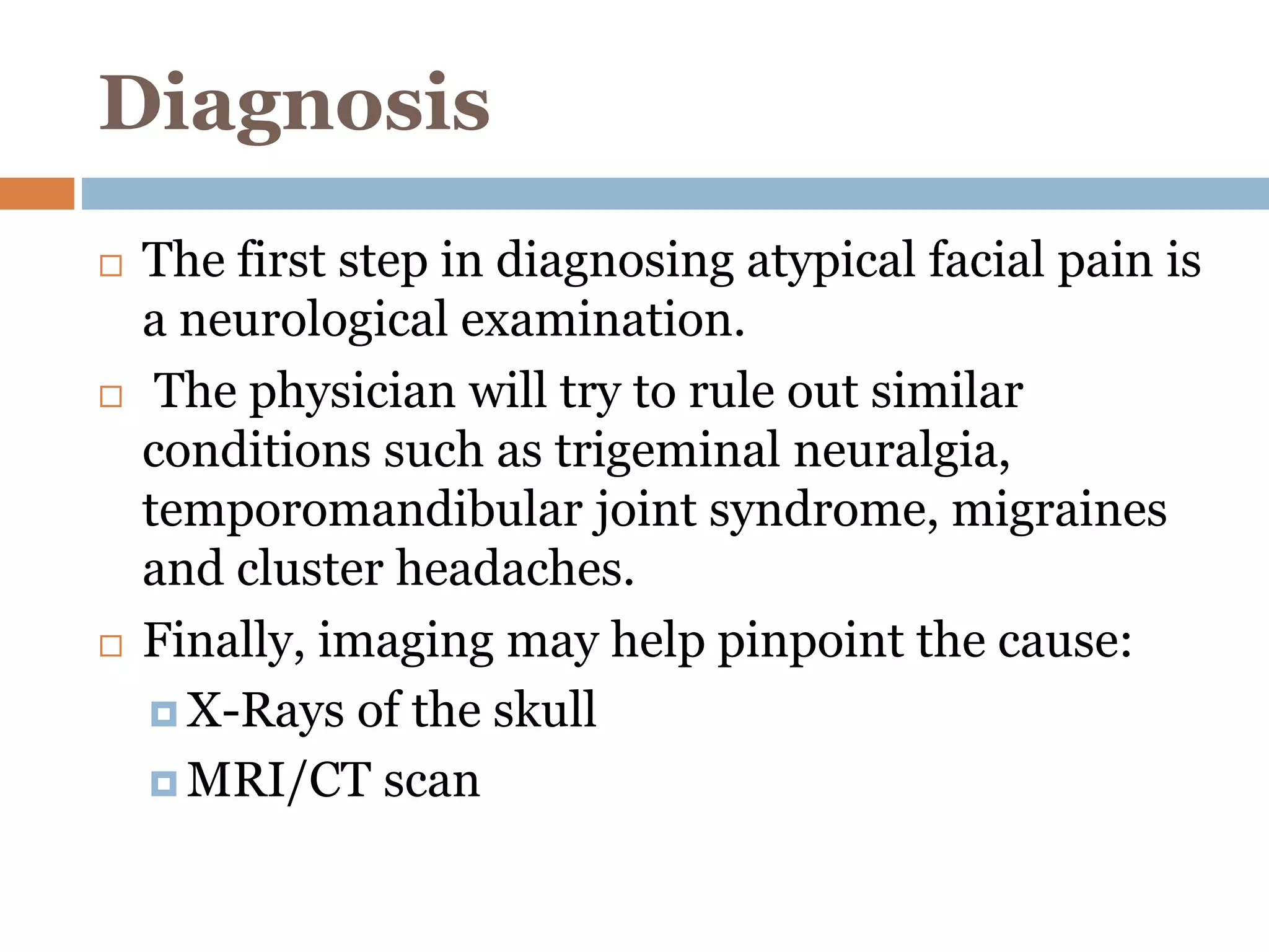 Facial pain | PPTX