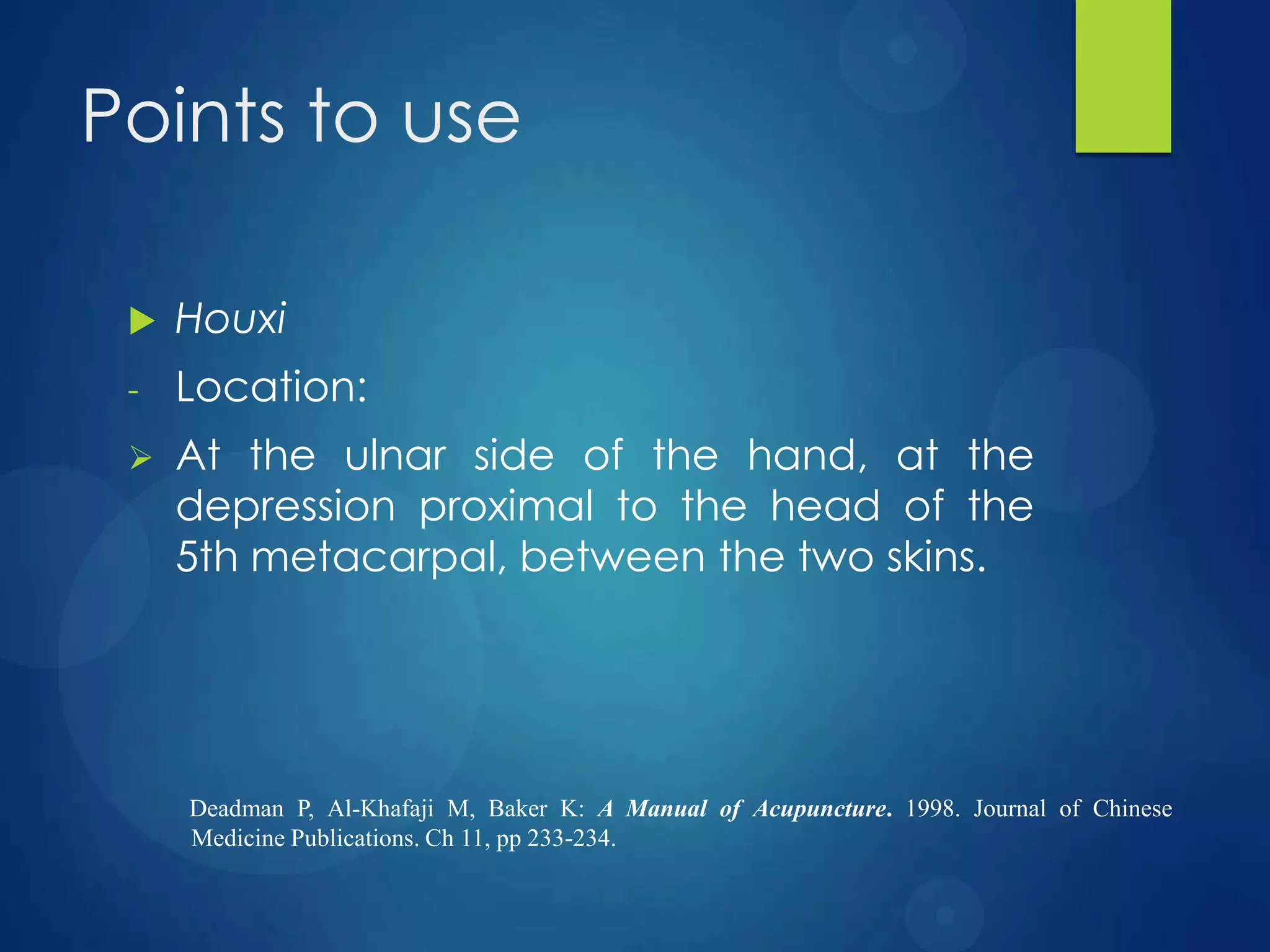 Acupuncture treatment of idiopathic periphereal facial paralysis using ...