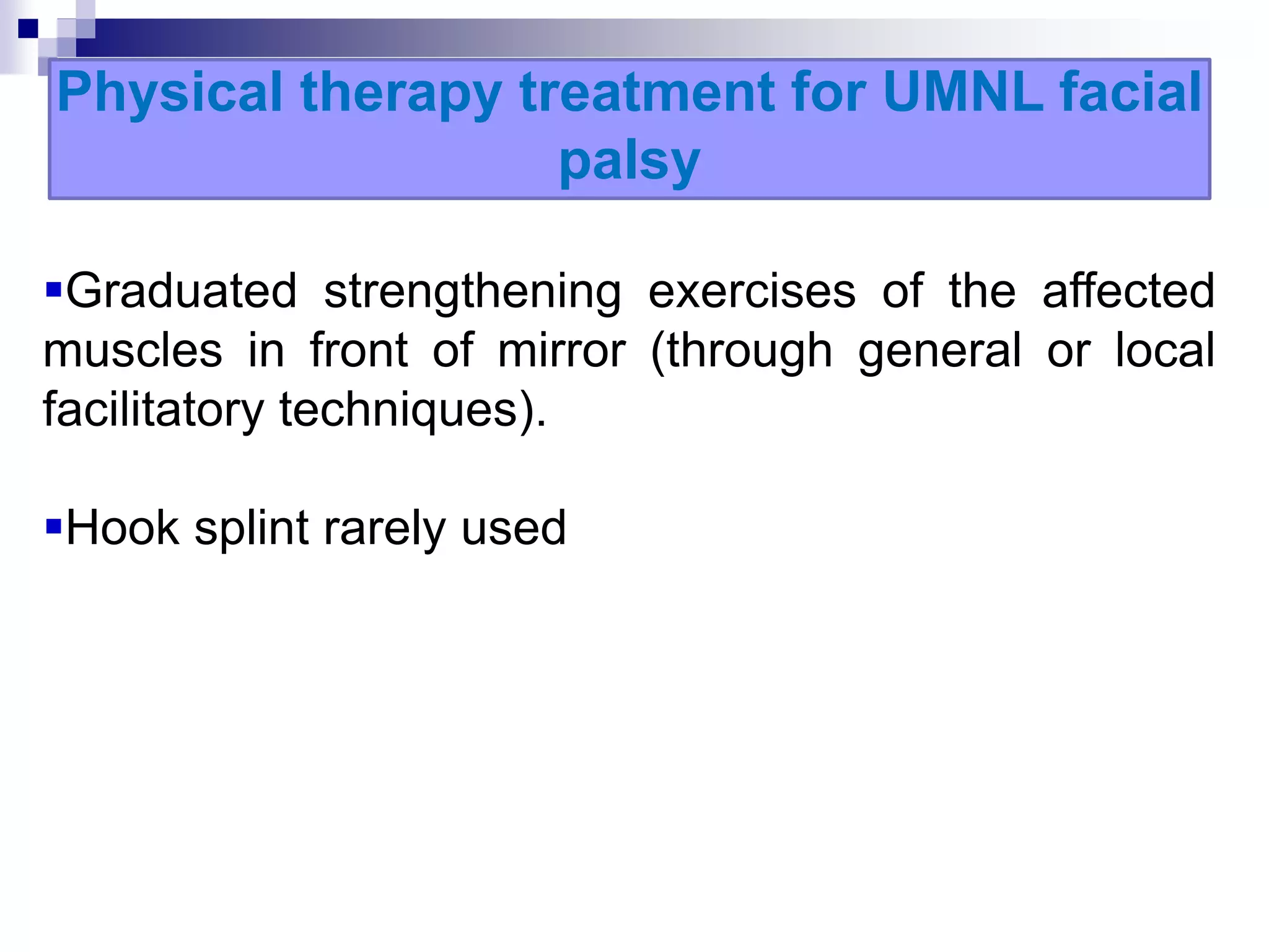 Facial palsy | PPTX