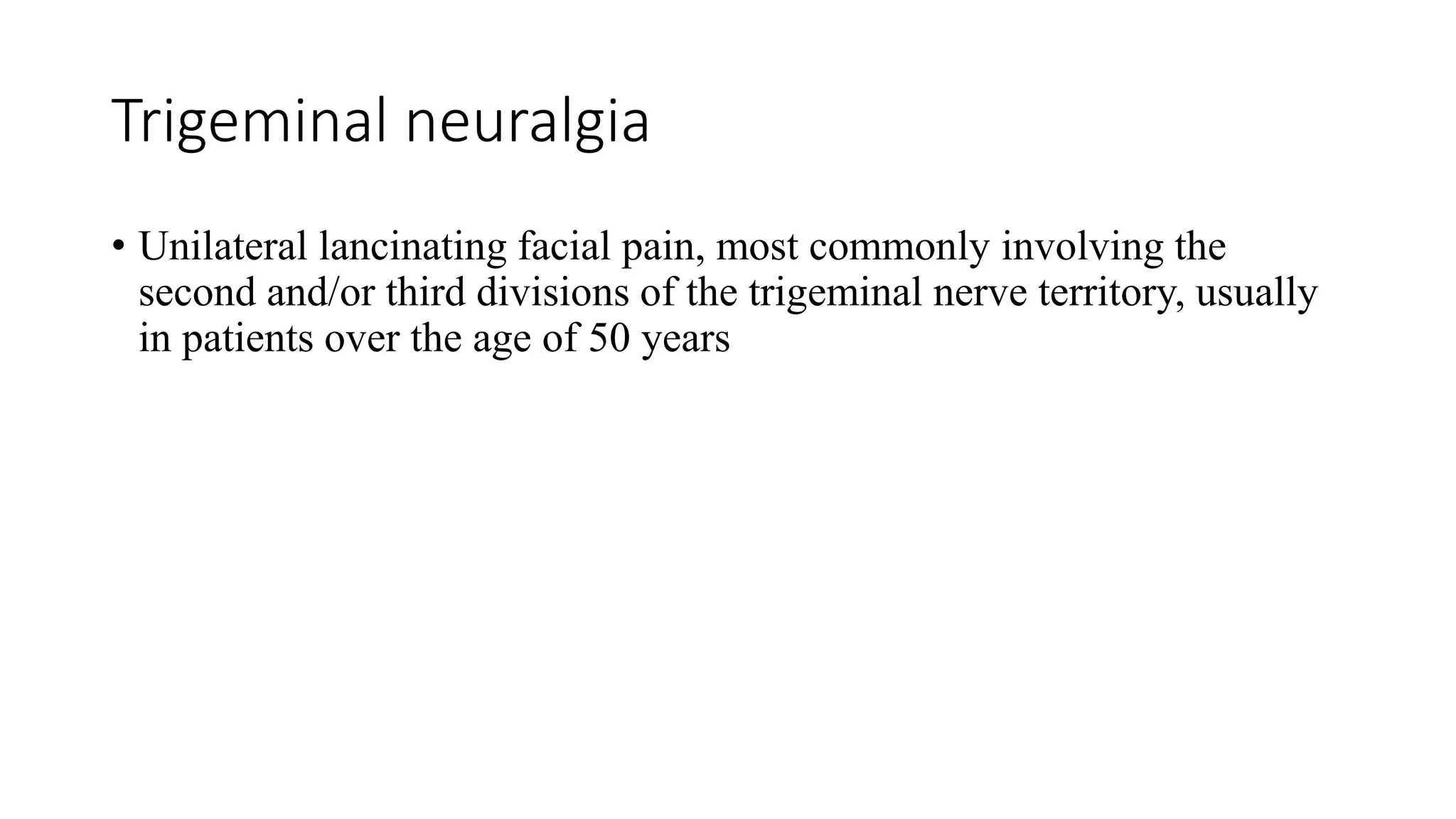 Facial palsy/Trigeminal Neuralgia | PPTX