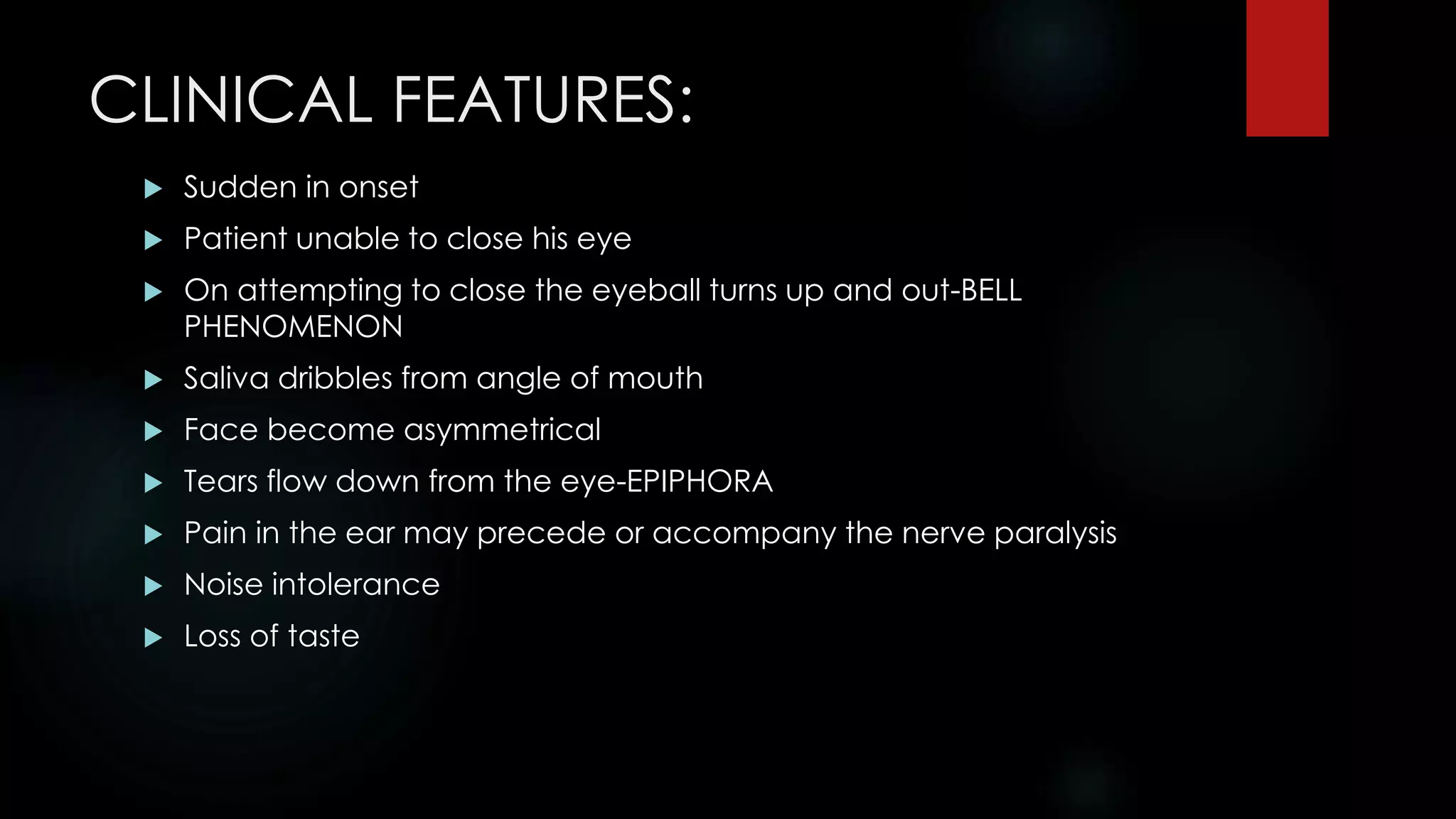 Facial paralysis | PPTX