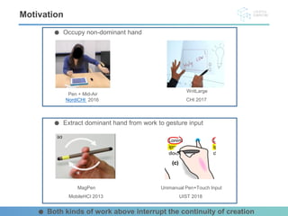FacialPen: Using Facial Detection to Augment Pen-Based Interaction - Asian CHI 2021 Symposium | PDF