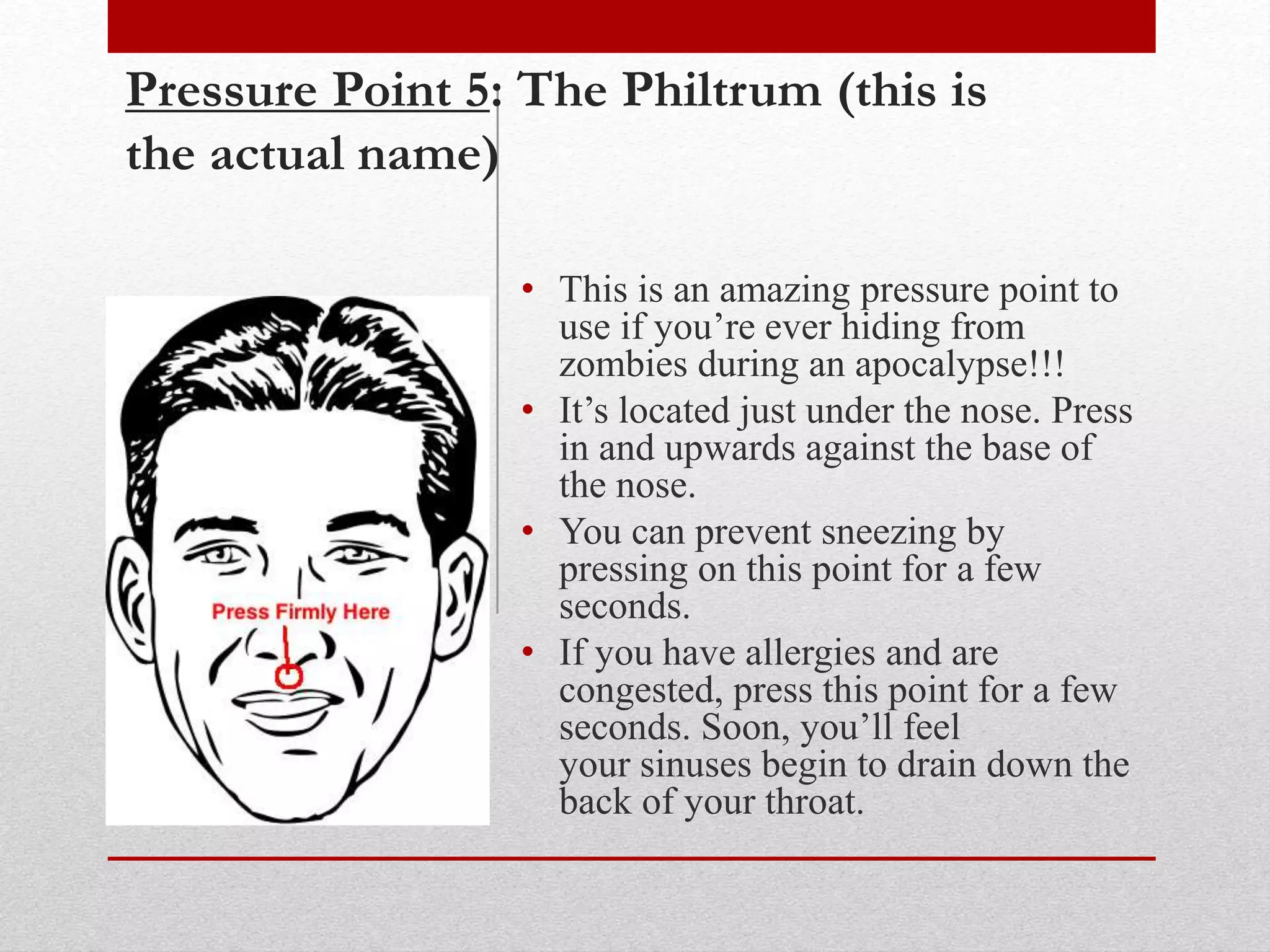 Facial pressure points | PPTX