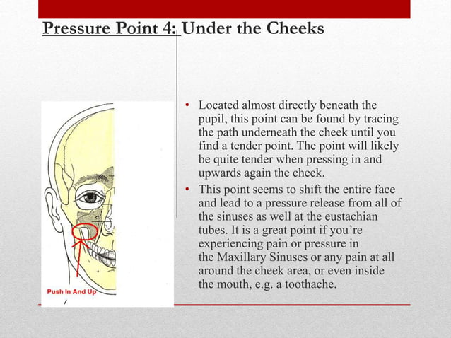 Facial pressure points | PPTX