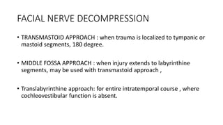 Facial reannimation surgeries | PPTX