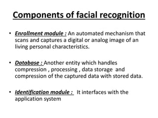 Facial recognition | PPTX