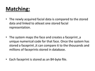 Facial recognition | PPTX
