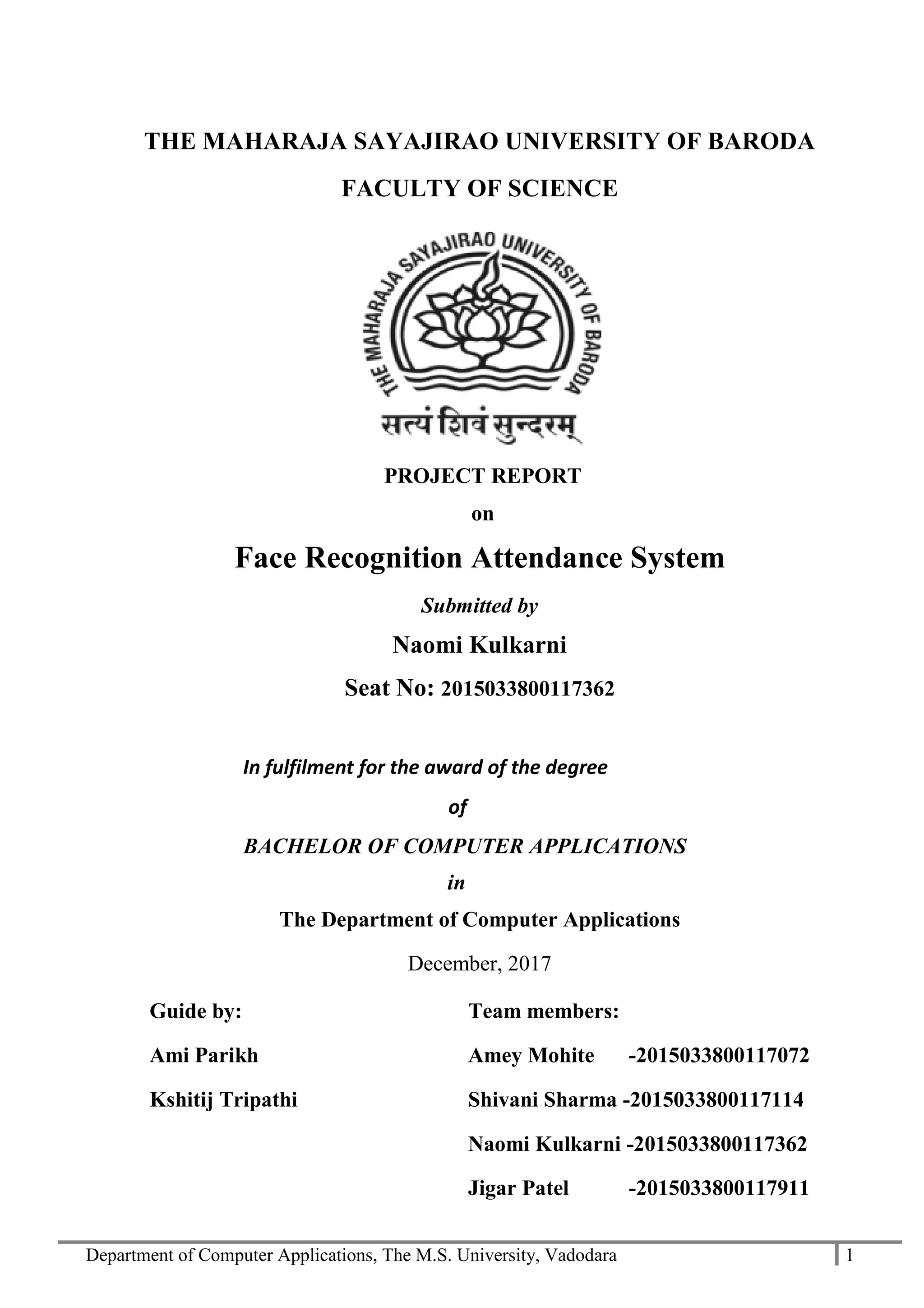 Artificial Intelligence Face Recognition Attendance System Using Matlab Pdf