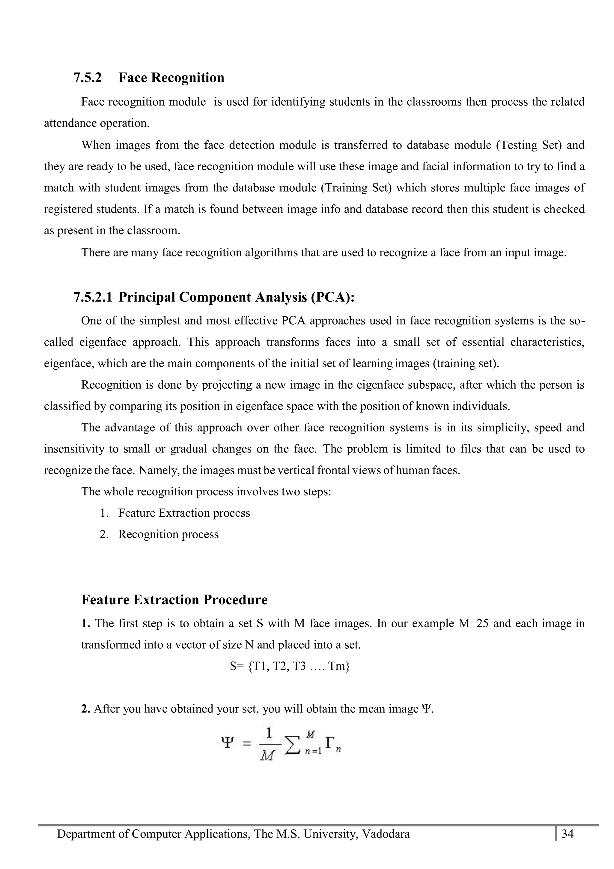 Artificial Intelligence Face recognition attendance system using MATLAB | PDF | Computer ...