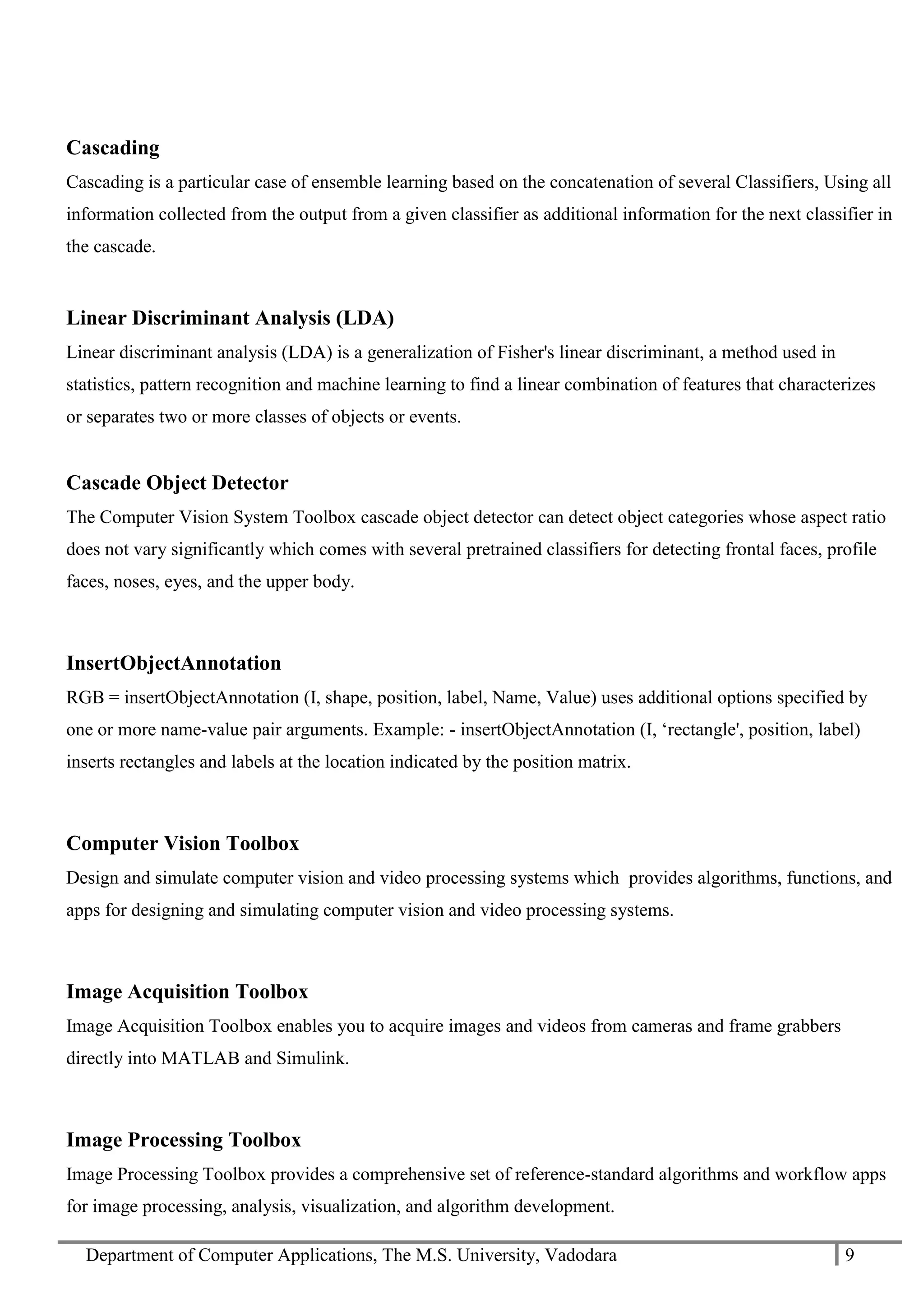 Artificial Intelligence Face recognition attendance system using MATLAB | PDF