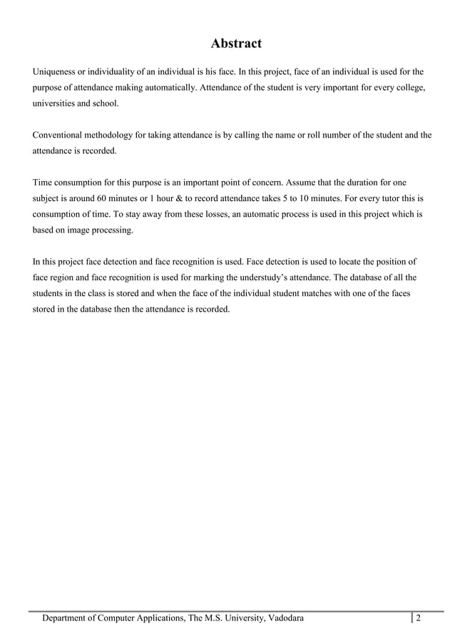 Artificial Intelligence Face recognition attendance system using MATLAB | PDF | Computer ...