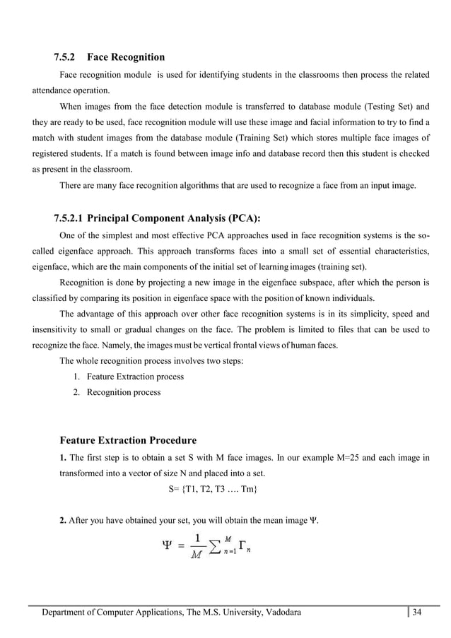 Artificial Intelligence Face recognition attendance system using MATLAB | PDF | Computer ...