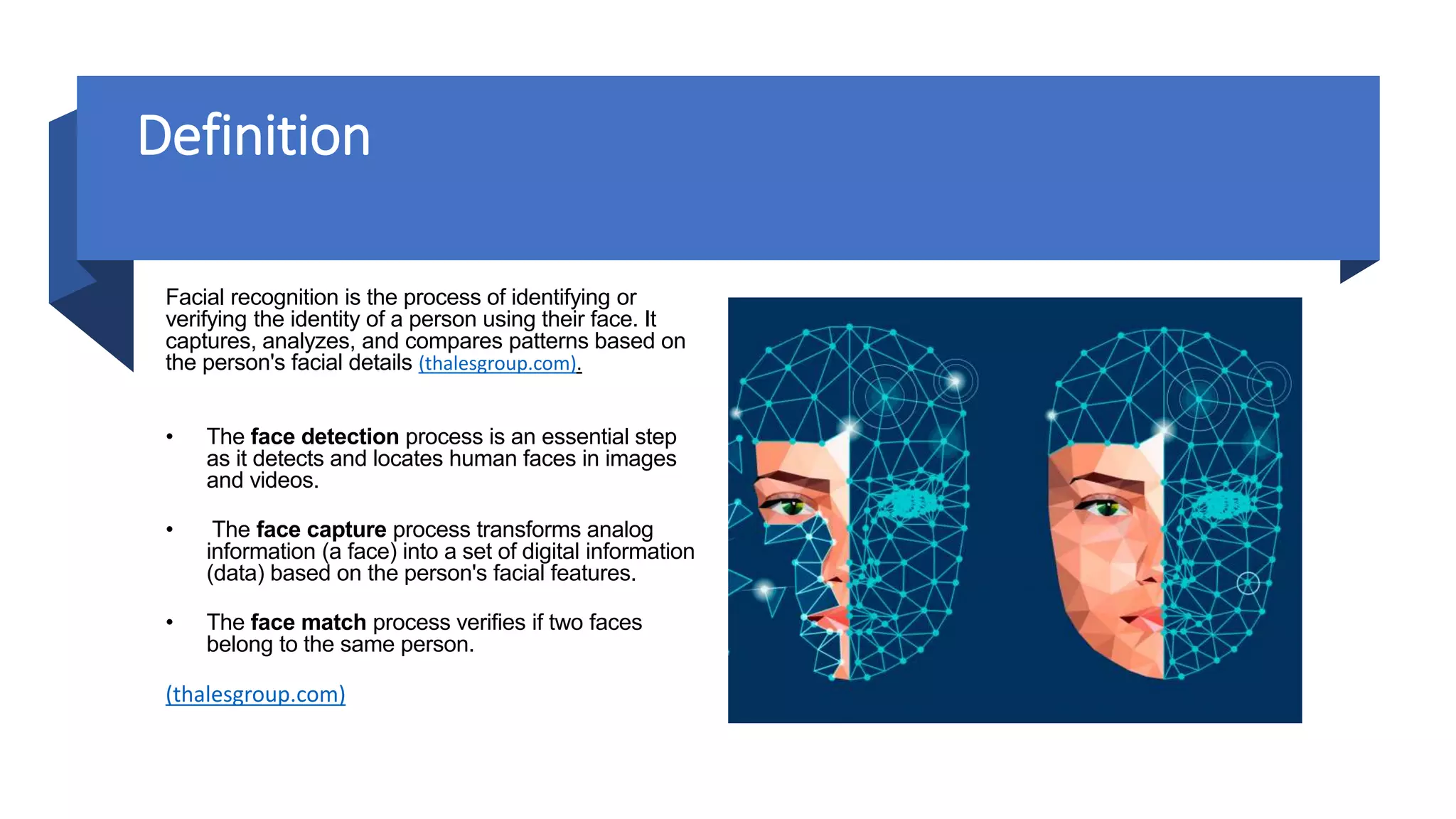 Facial recognition e-skills assignment | PPT