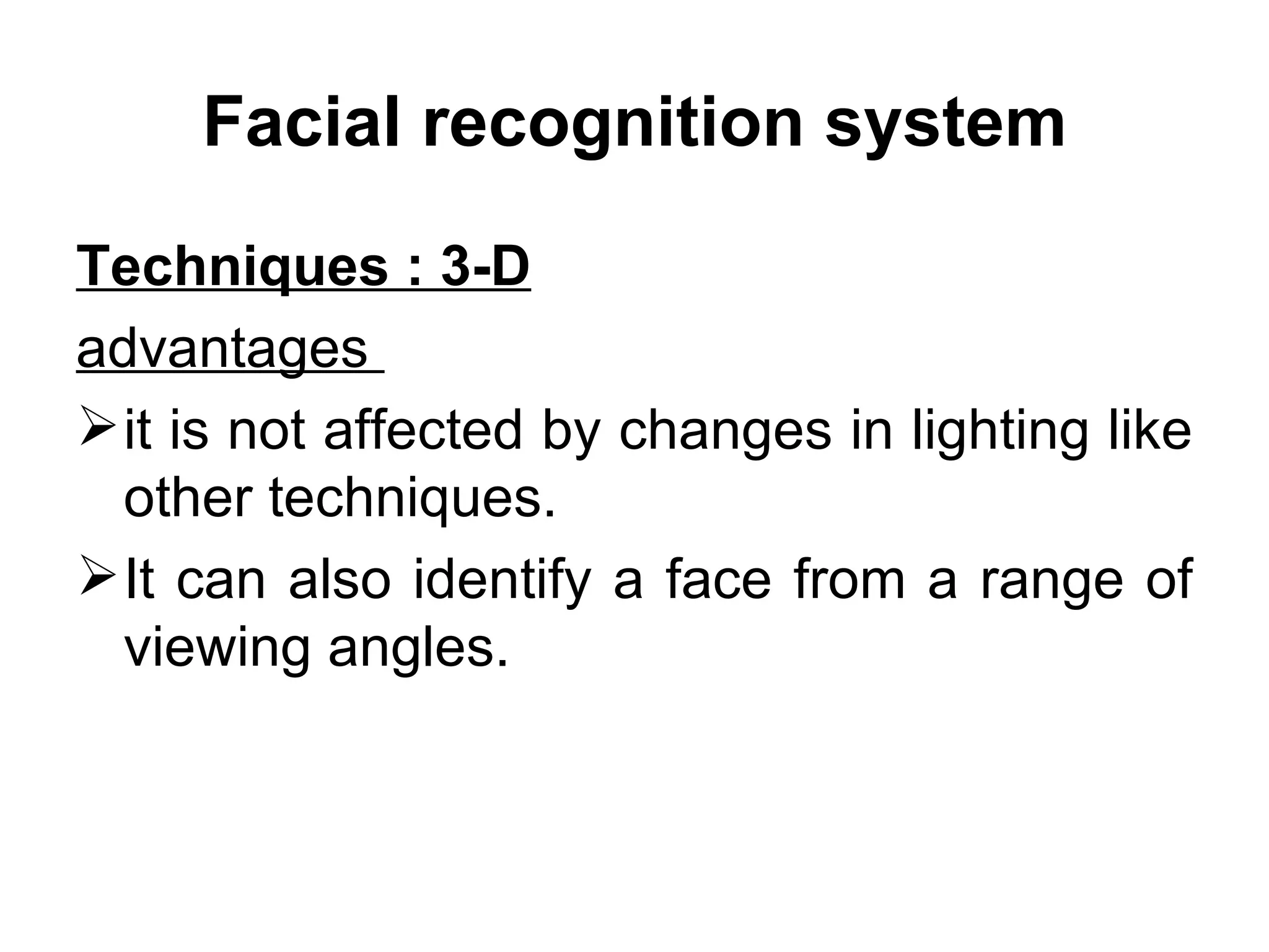 Facial recognition system | PPT | Skin and Dermatology | Diseases and ...