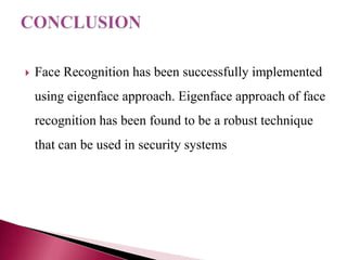 Facial recognition system | PPT