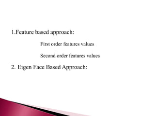 Facial recognition system | PPT