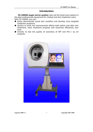 Facial Scan System Manual | PDF | Operating Systems | Computer Software ...